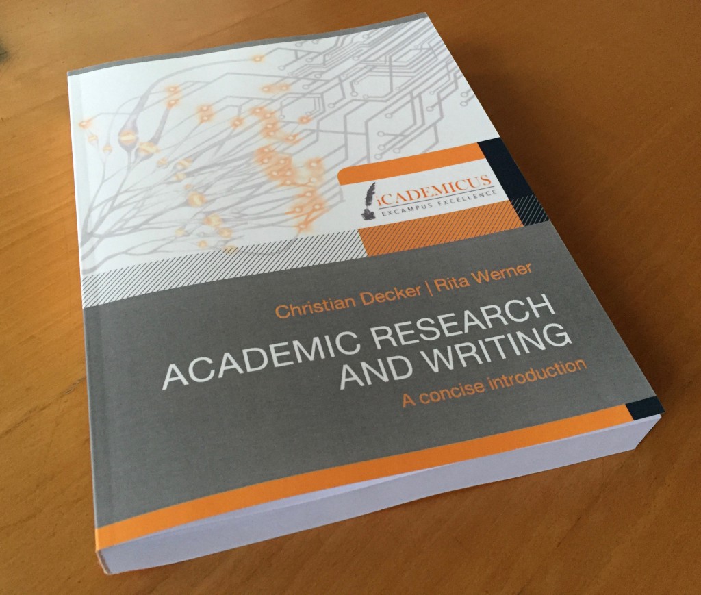 New textbook: Academic research and writing - Academic research and writing